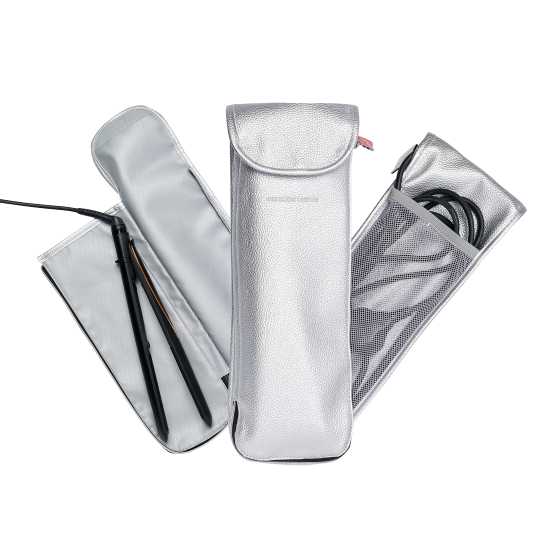 The Cooldown Case in Silver - Heat Resistant Storage Pouch – Donna May ...